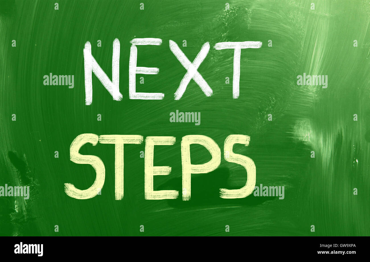 Next Steps Concept Stock Photo - Alamy