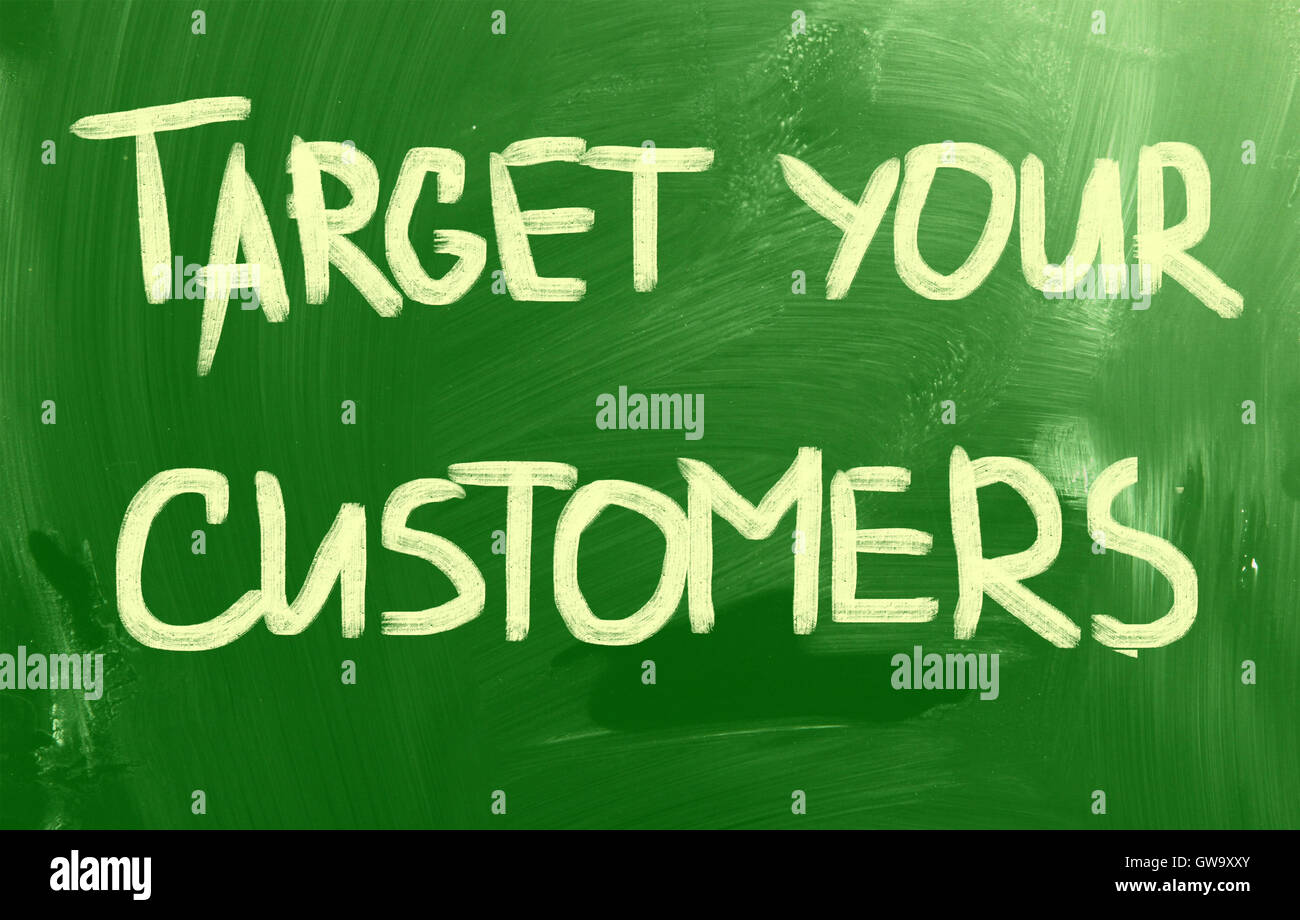target your customers Stock Photo - Alamy