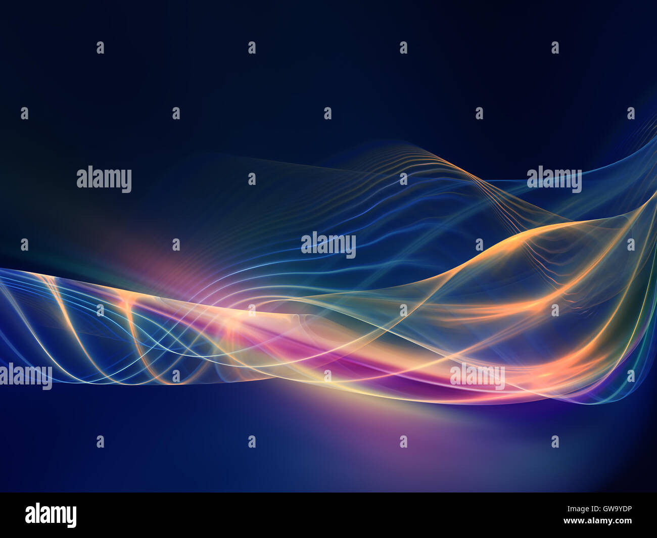 Evolving Fractal Waves Stock Photo - Alamy