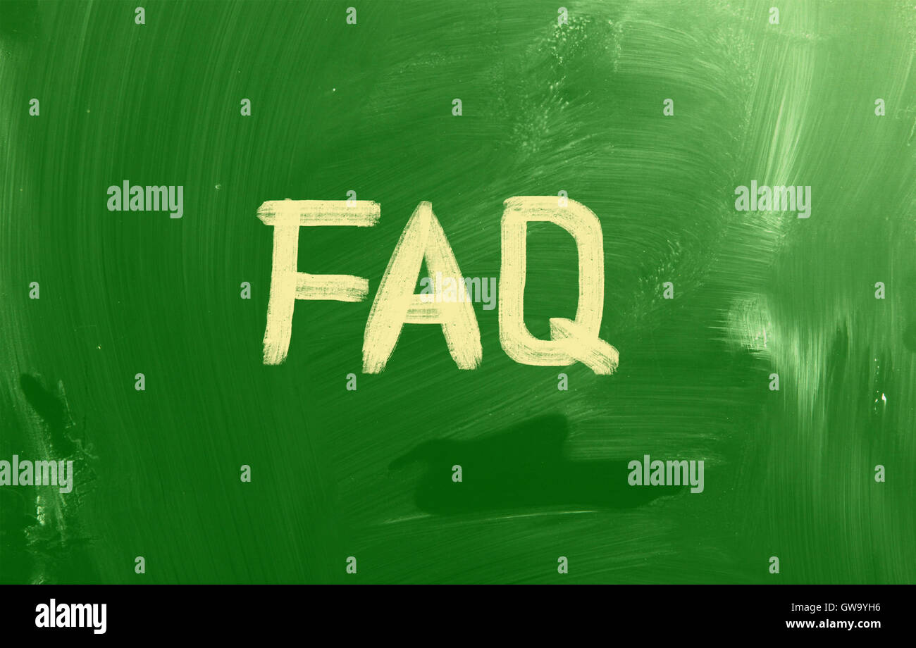 FAQ - Frequently Asked Question Stock Photo - Alamy
