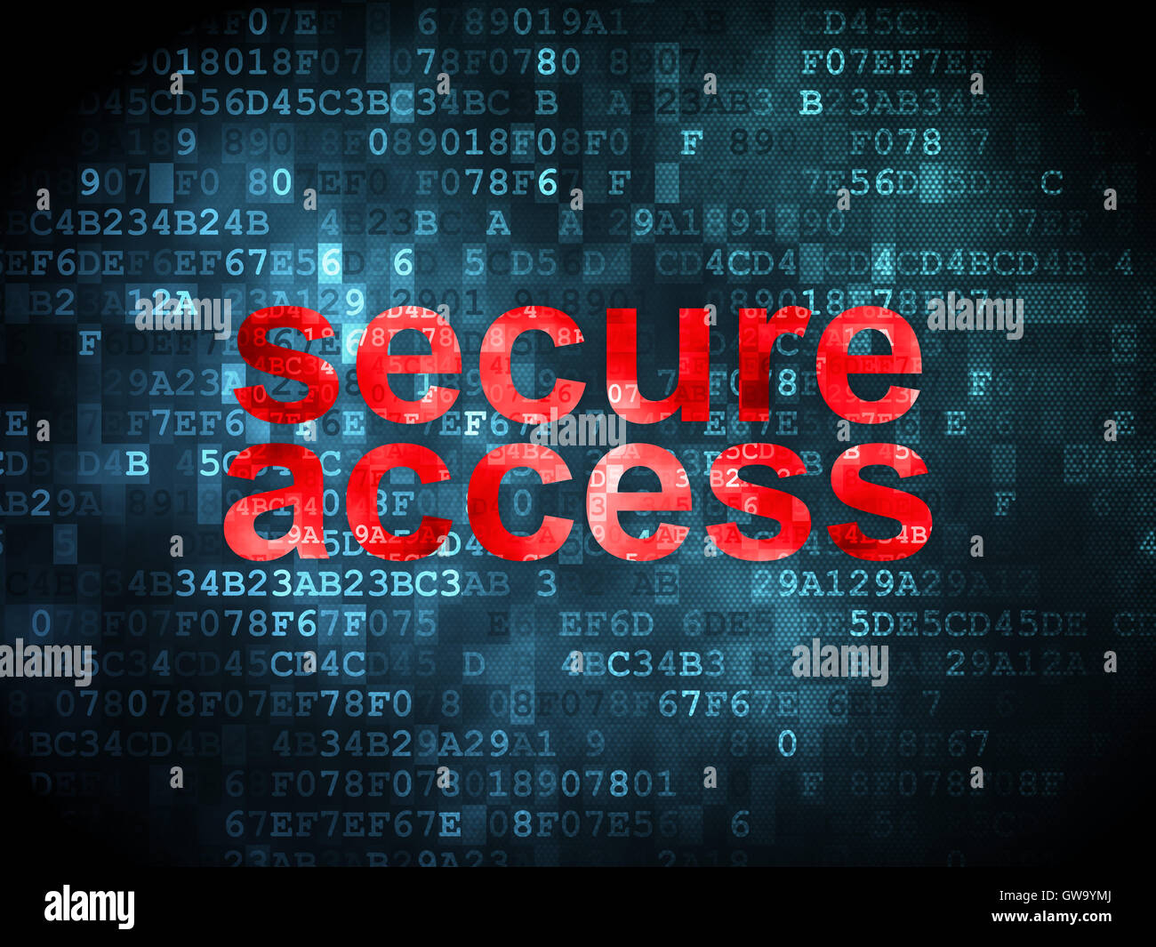 Privacy concept: Secure Access on digital background Stock Photo - Alamy