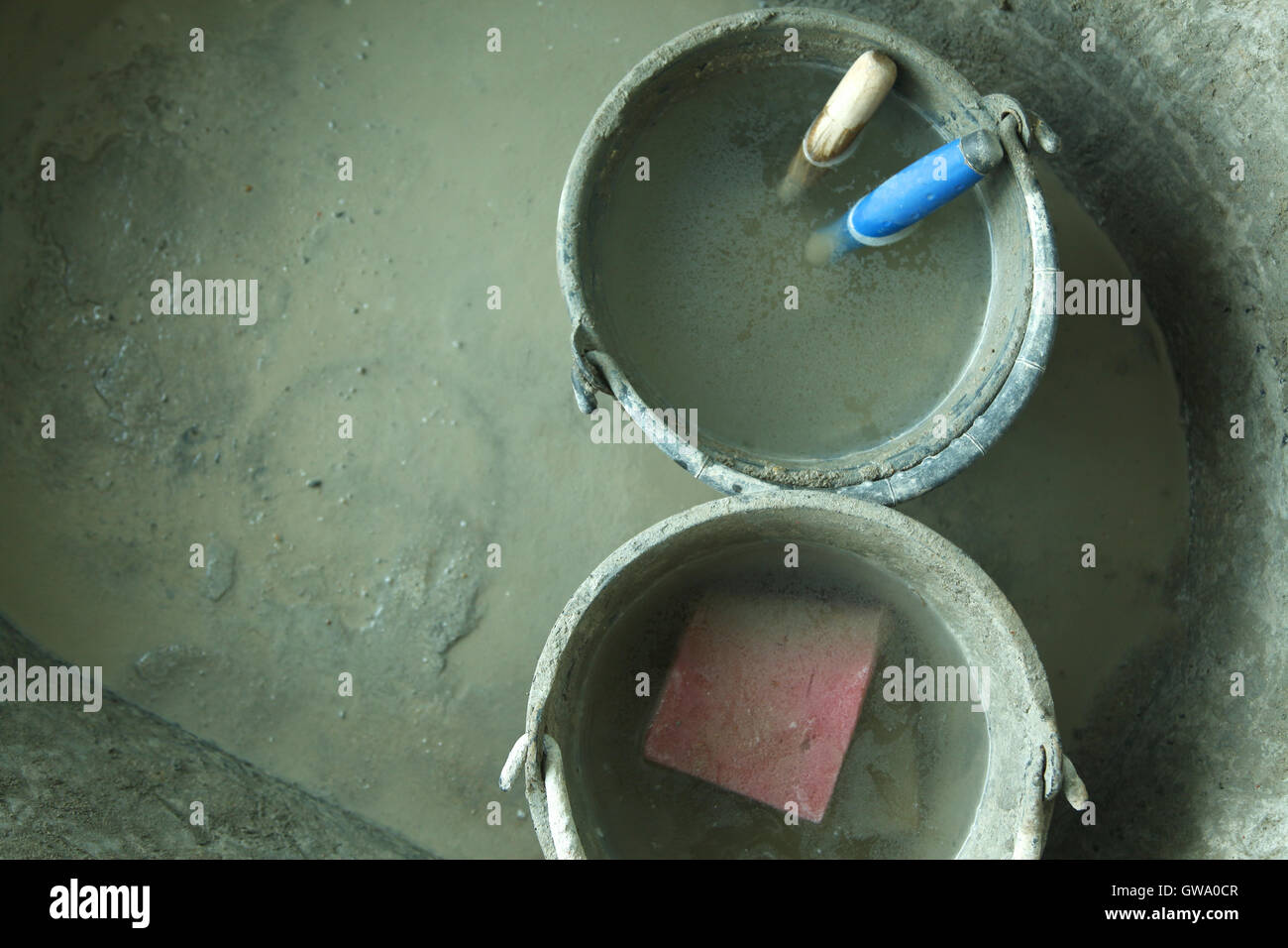 Cement mix equipment Stock Photo - Alamy
