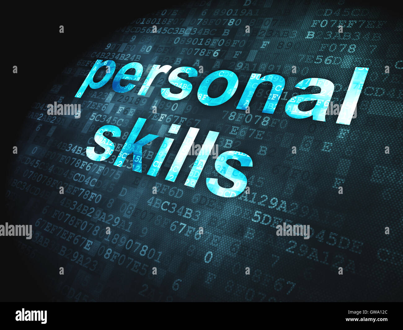 Education concept: Personal Skills on digital background Stock Photo ...