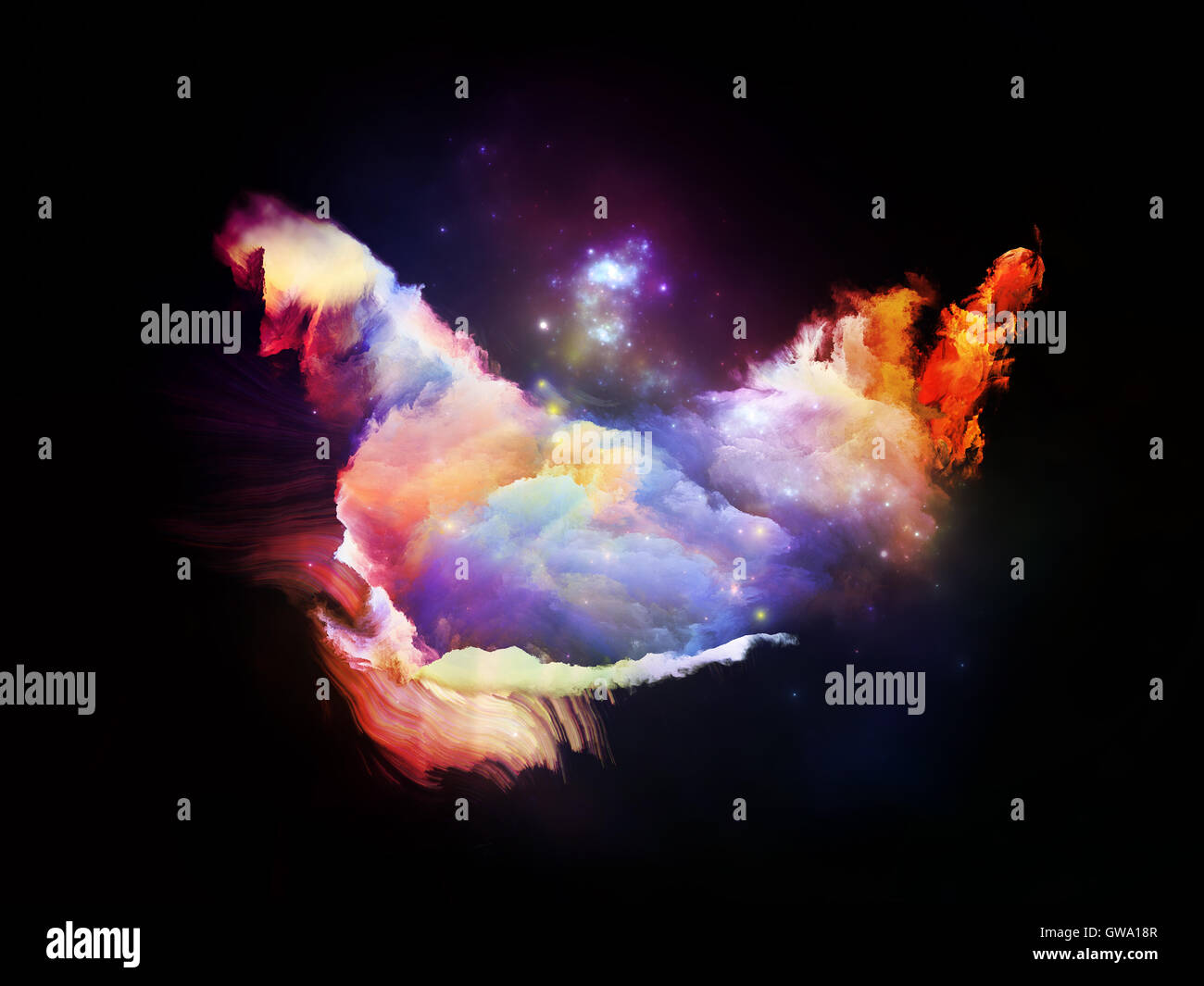 Advance of Design Nebulae Stock Photo - Alamy