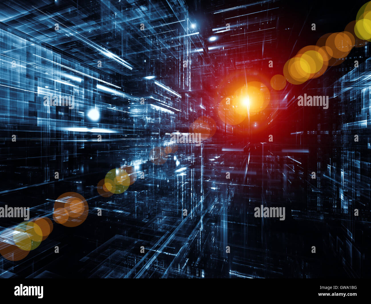 The Living Fractal World Stock Photo - Alamy