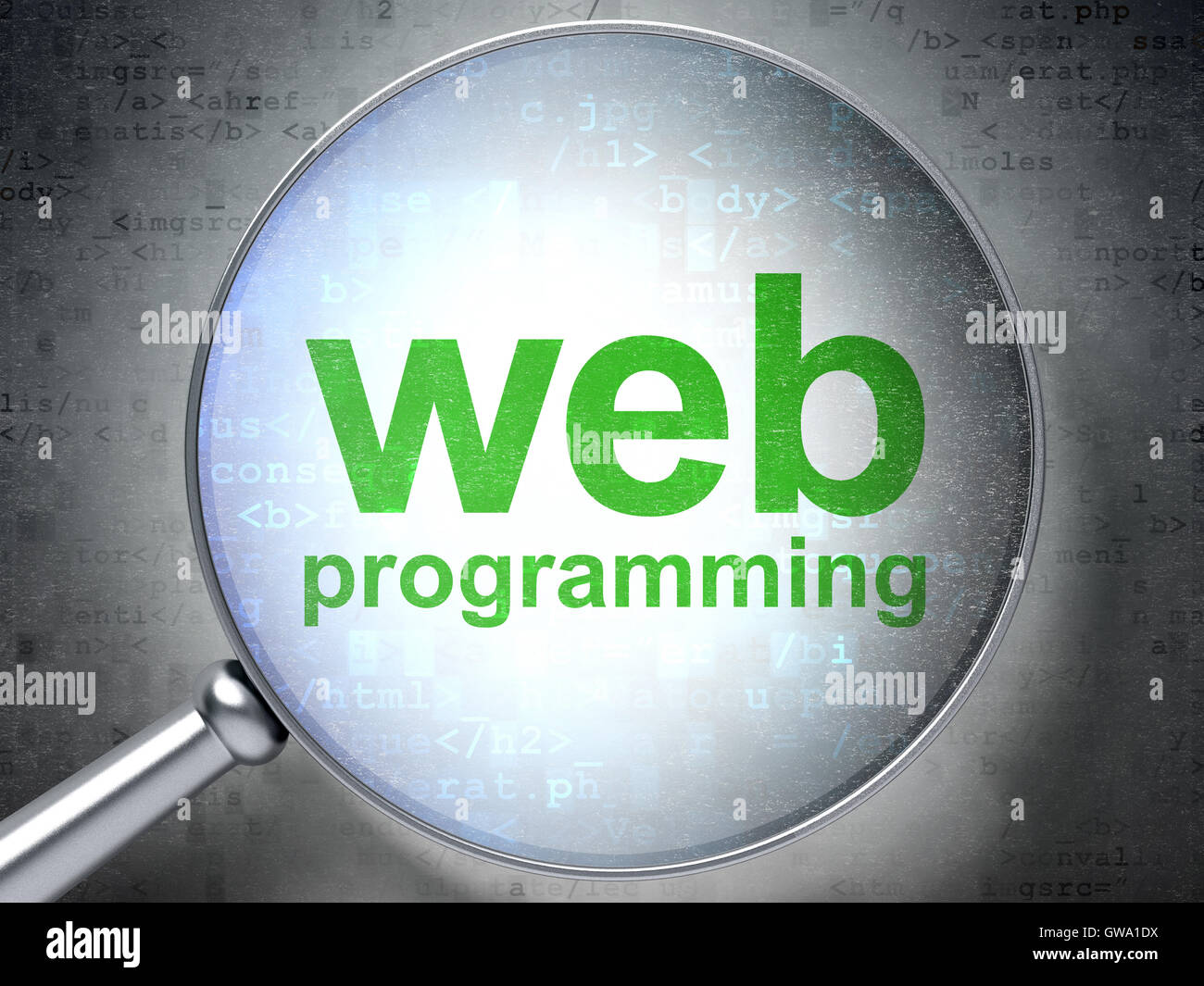 Programming icon green 3d hi-res stock photography and images - Alamy