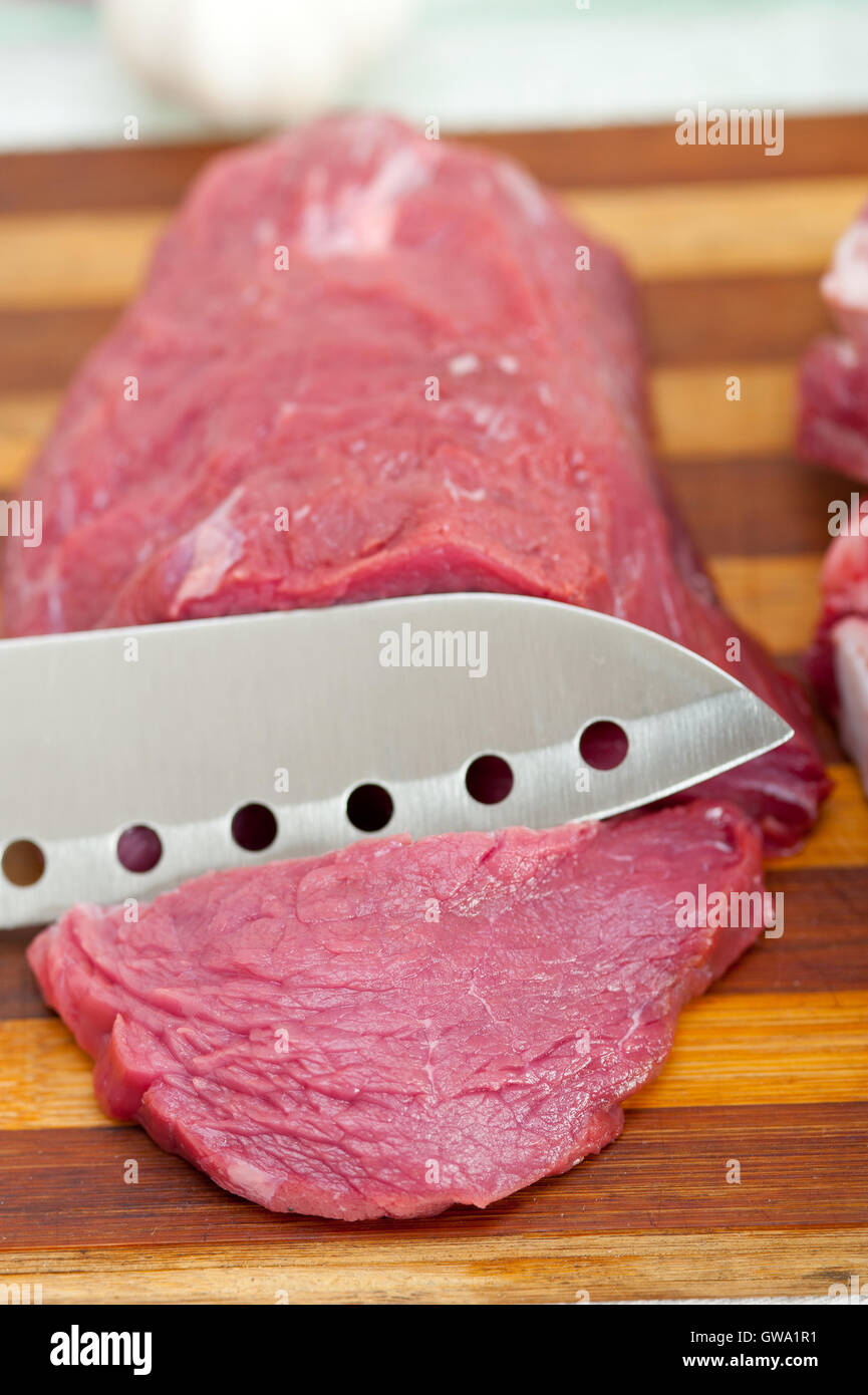 raw beef cutting Stock Photo - Alamy
