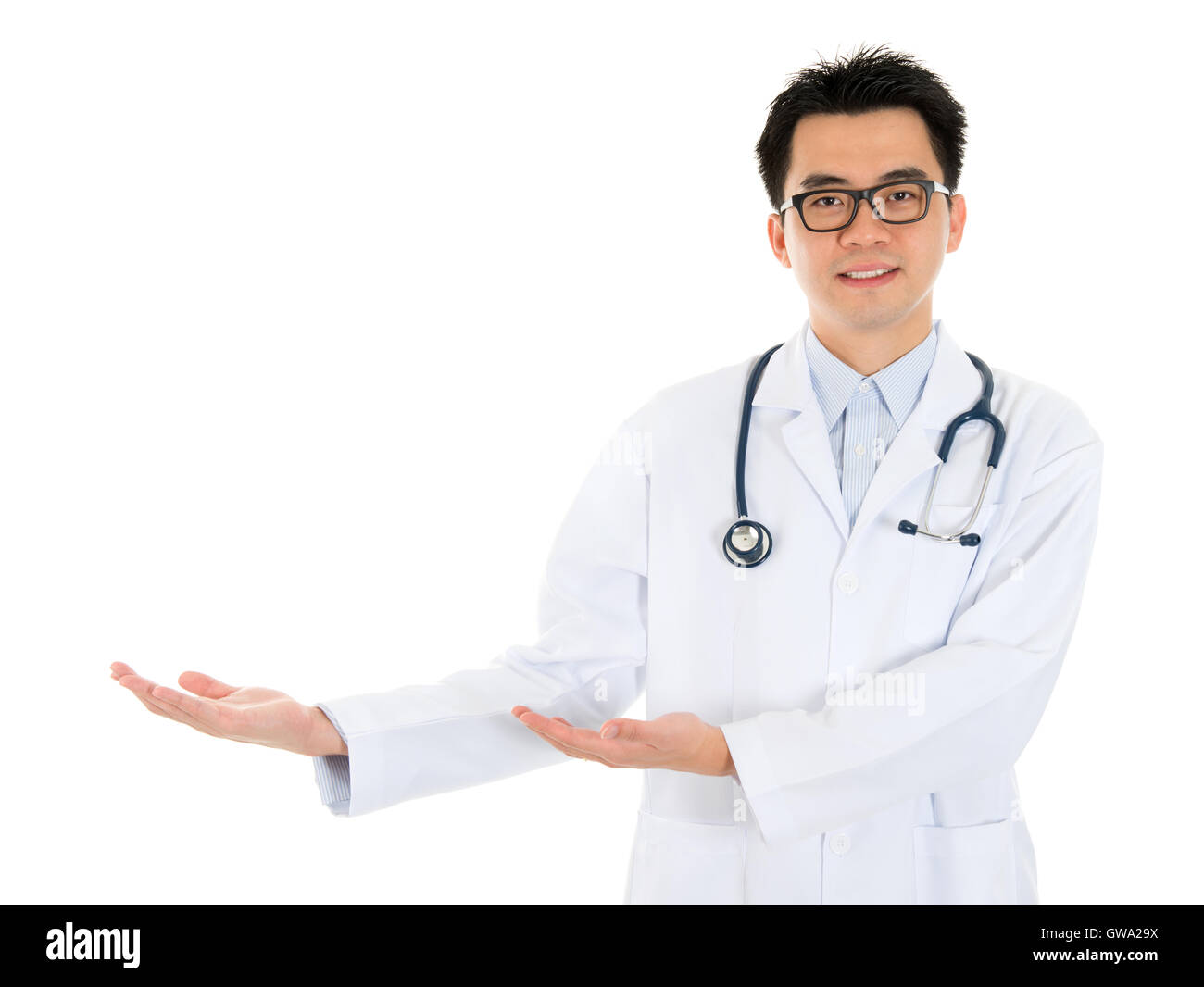 Young male doctor empty Cut Out Stock Images & Pictures - Alamy
