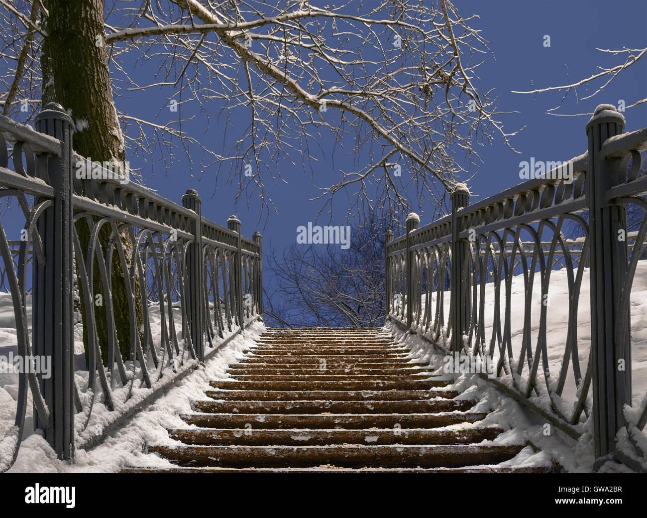 Night stair hi-res stock photography and images - Alamy