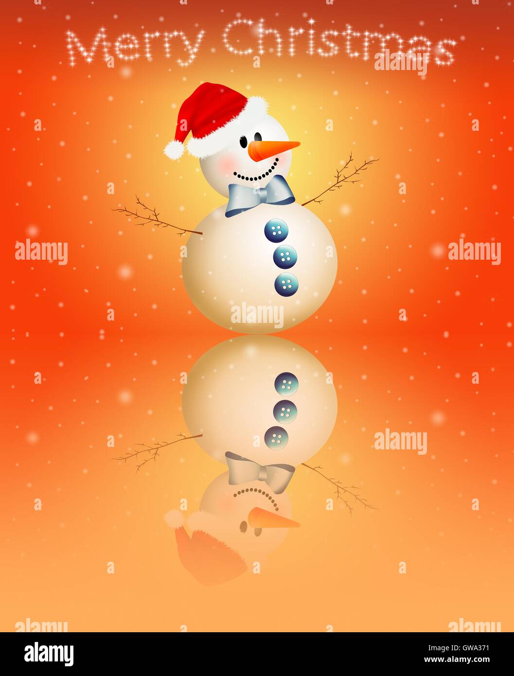 snowman at Christmas Stock Photo - Alamy