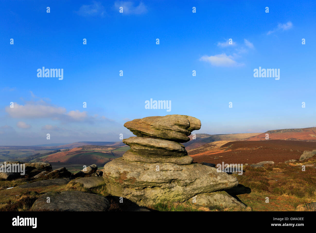 Hathersage gritstone spring hi-res stock photography and images - Alamy