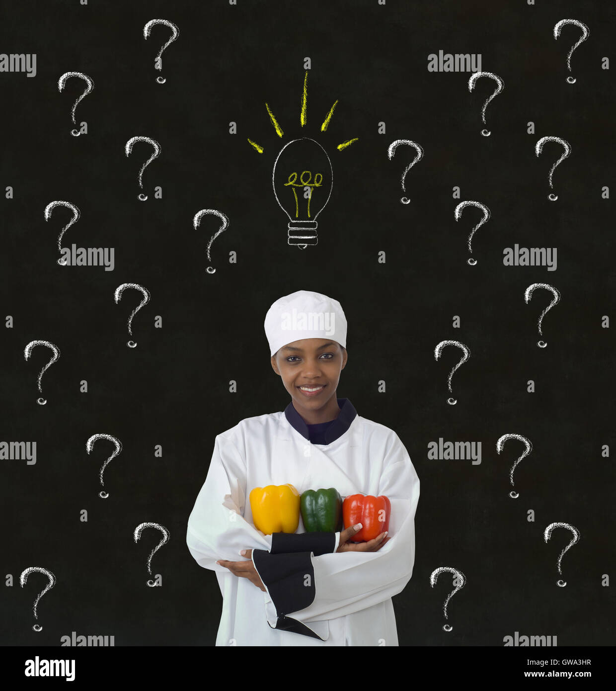 African american chef hi-res stock photography and images - Alamy