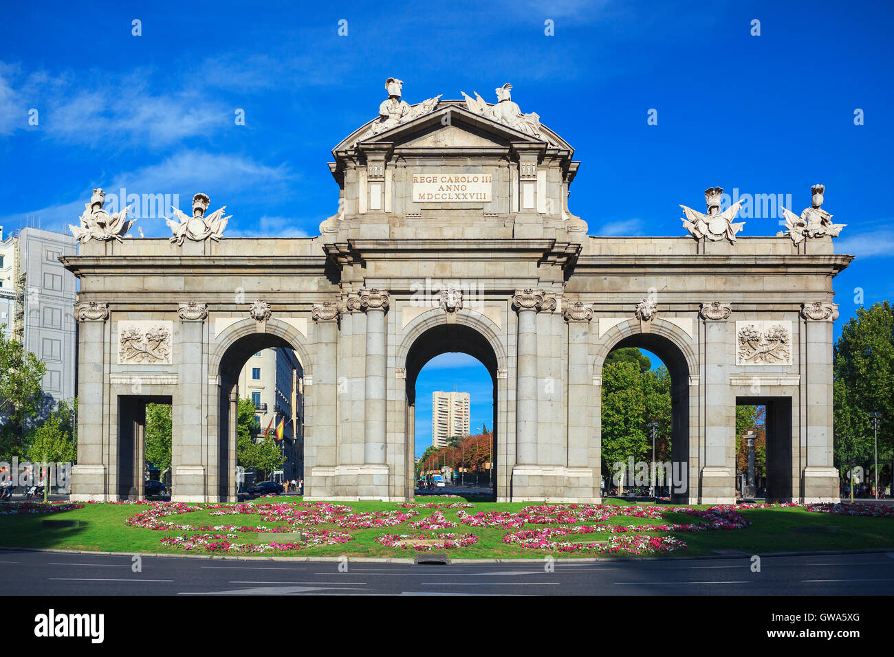 The Puerta de Alcala Stock Photo - Alamy