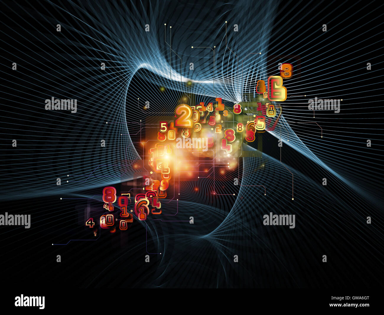 Conceptual Color Burst Stock Photo - Alamy