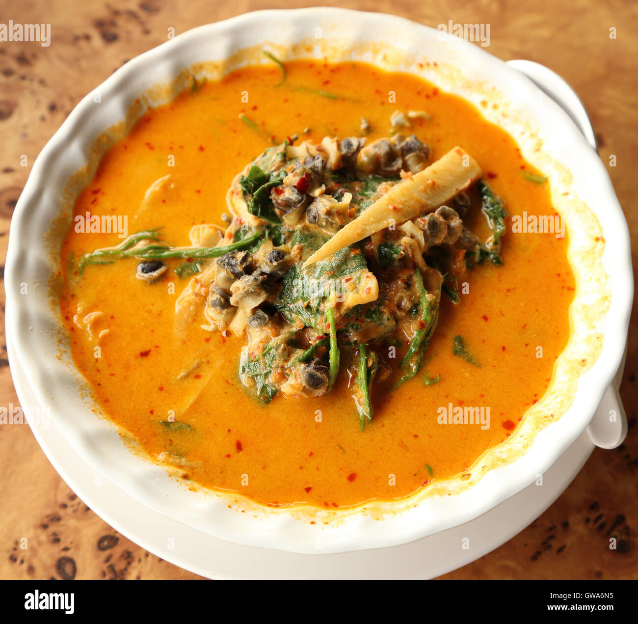 Pond snail curry is thai food hi-res stock photography and images - Alamy