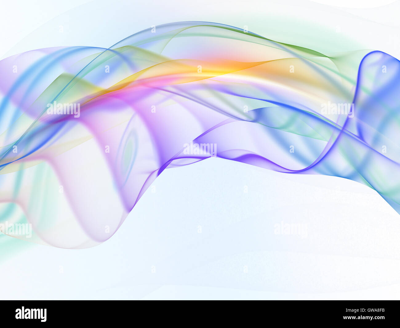 Fractal Waves Propagation Stock Photo - Alamy