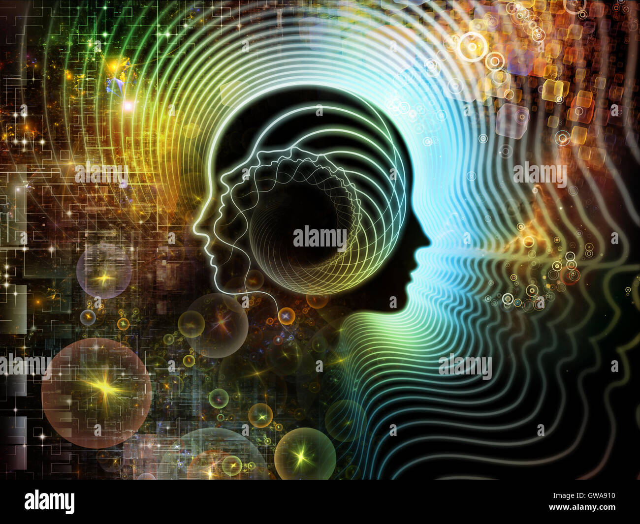 Paradigm of Human Mind Stock Photo - Alamy