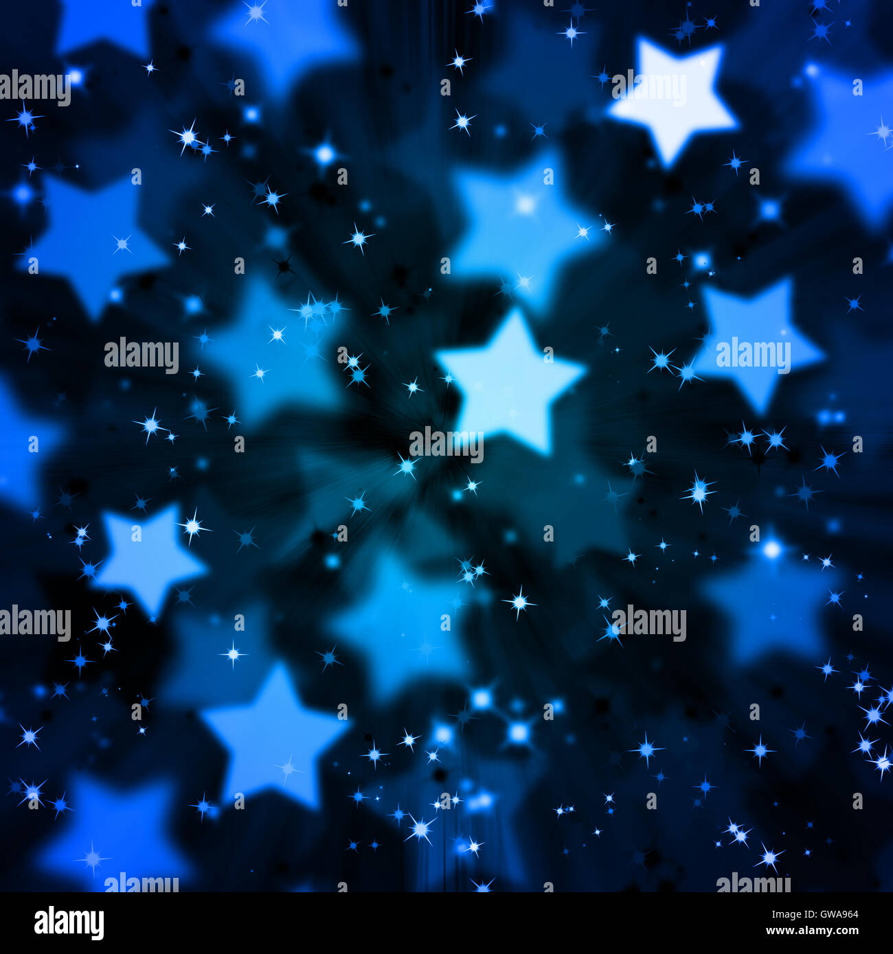 abstract magic star background Stock Photo - Alamy