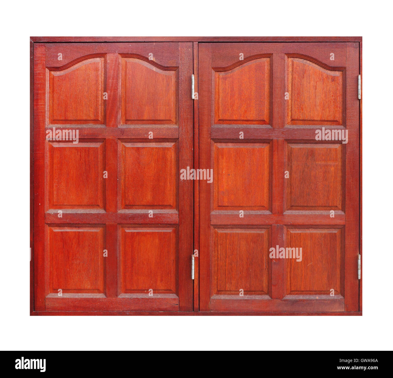 wooden window on white background Stock Photo - Alamy