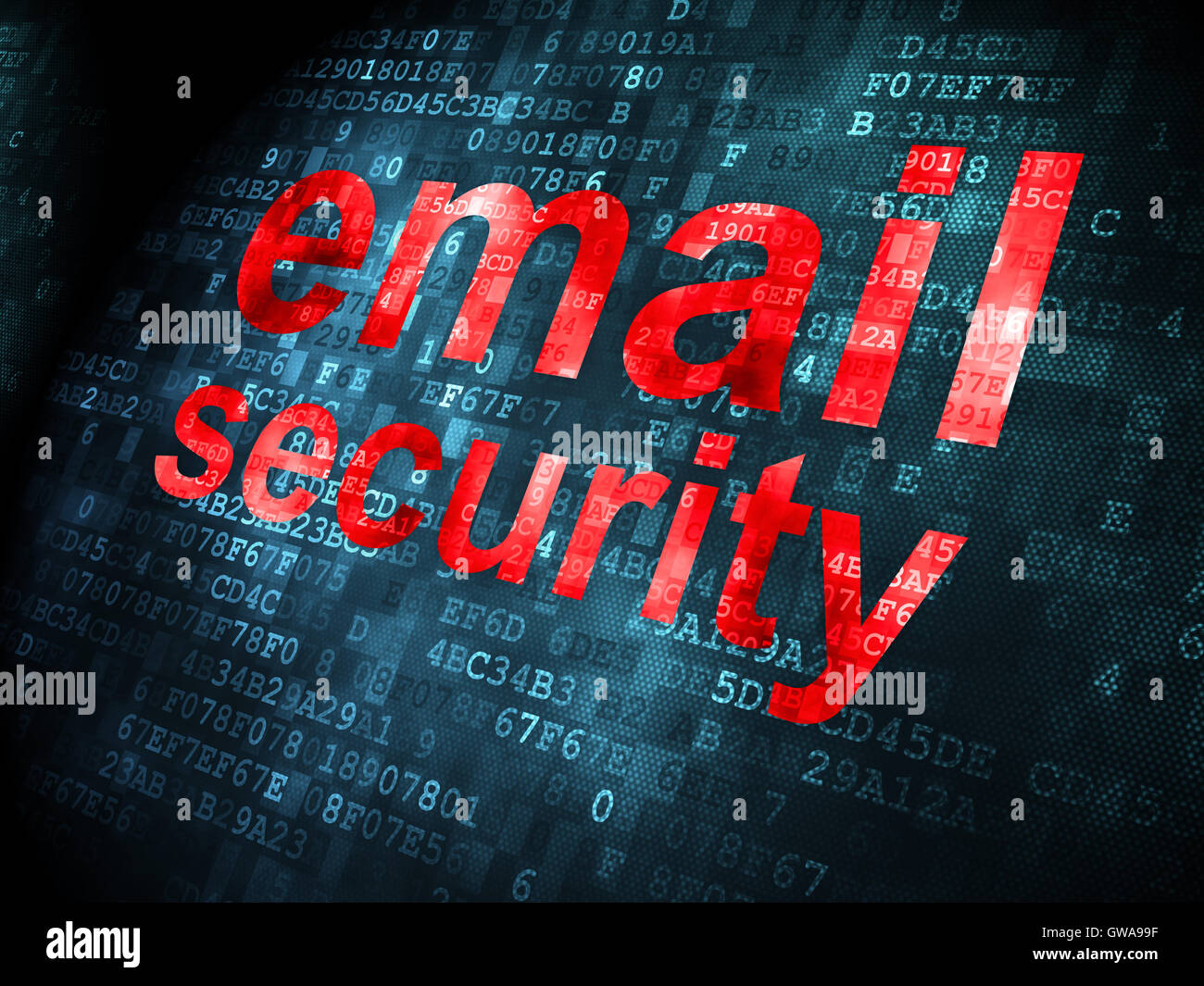 Safety concept: Email Security on digital background Stock Photo - Alamy
