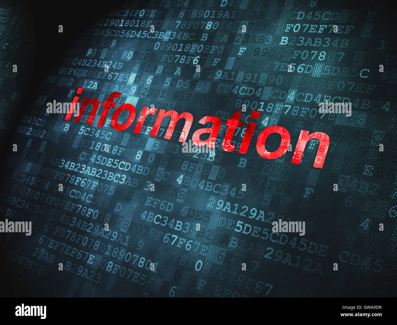 Data concept: Information on digital background Stock Photo - Alamy
