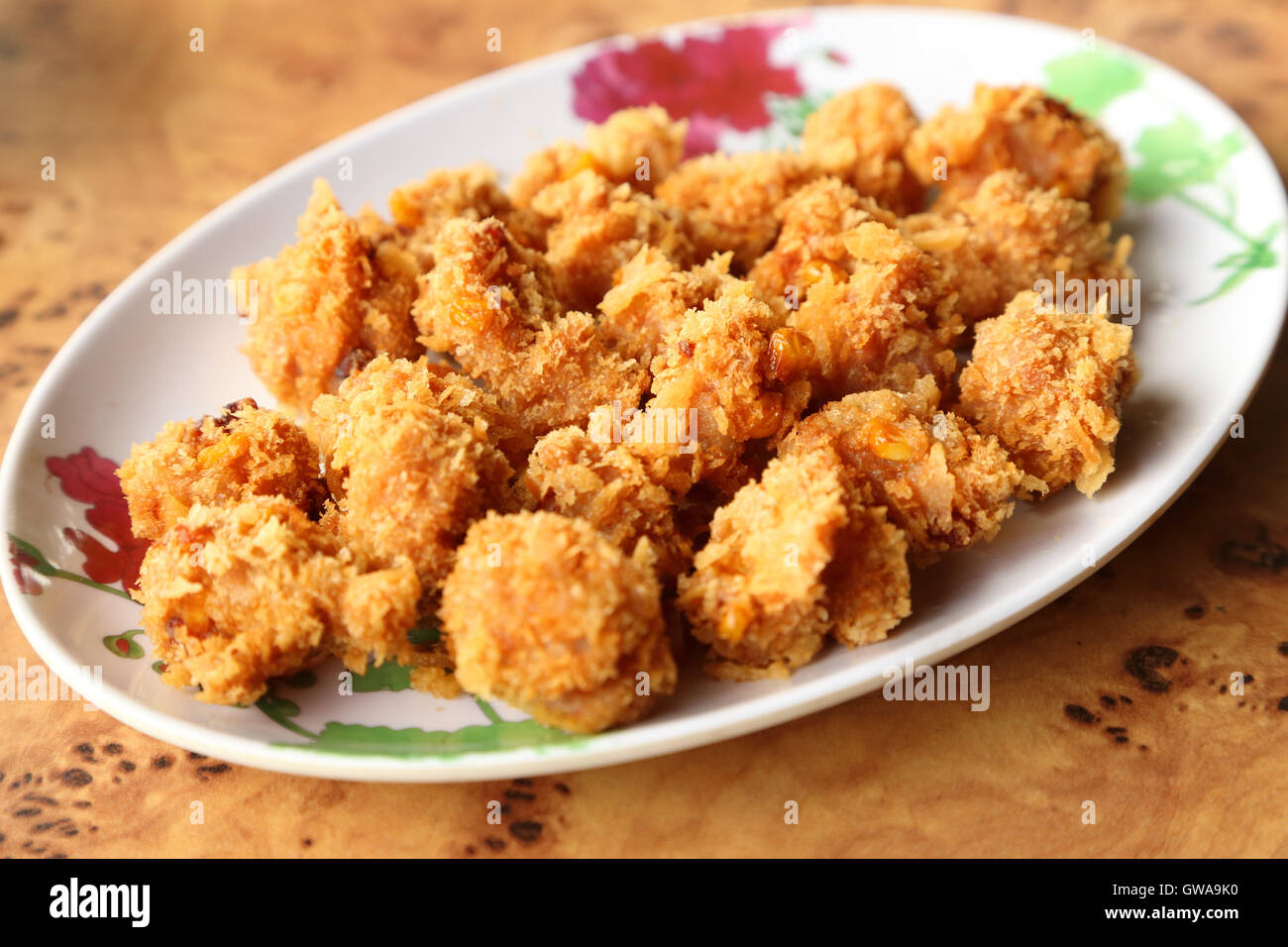 fried meat ball Stock Photo - Alamy