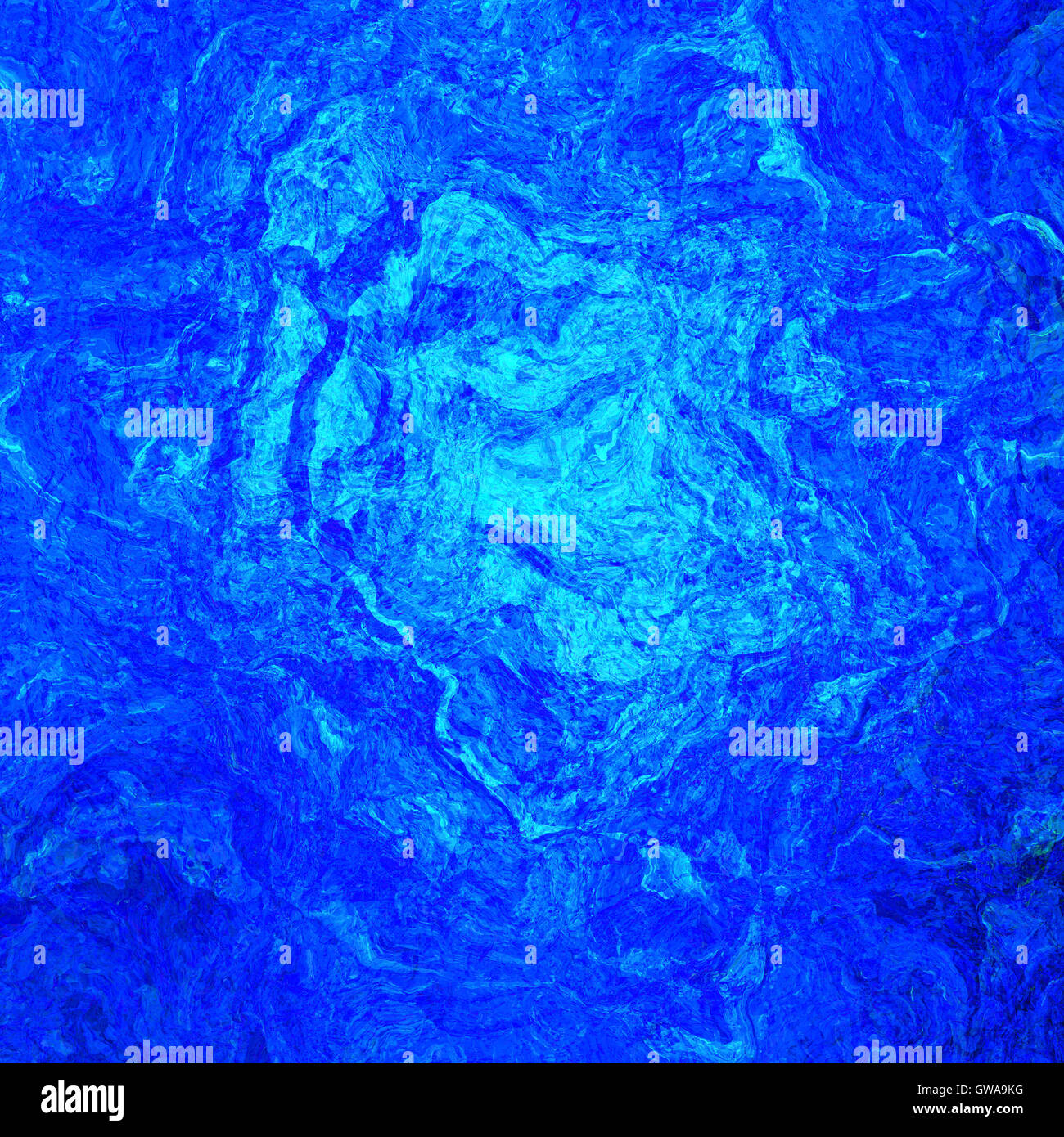 An abstract cold blue background with a pattern of irregular lines ...