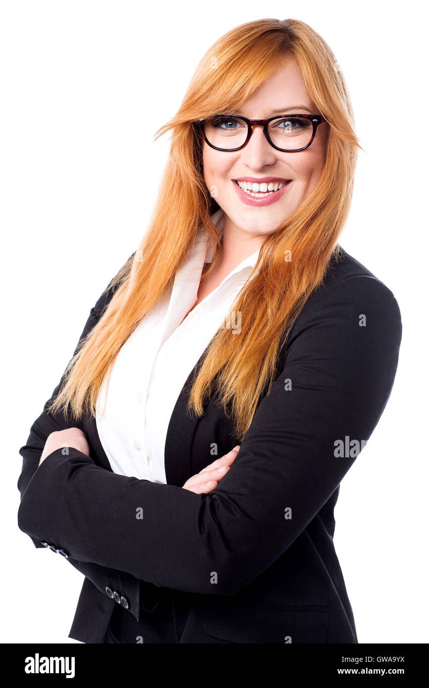 Confident young female executive Stock Photo - Alamy Confident young female executive Stock Photo - Alamy