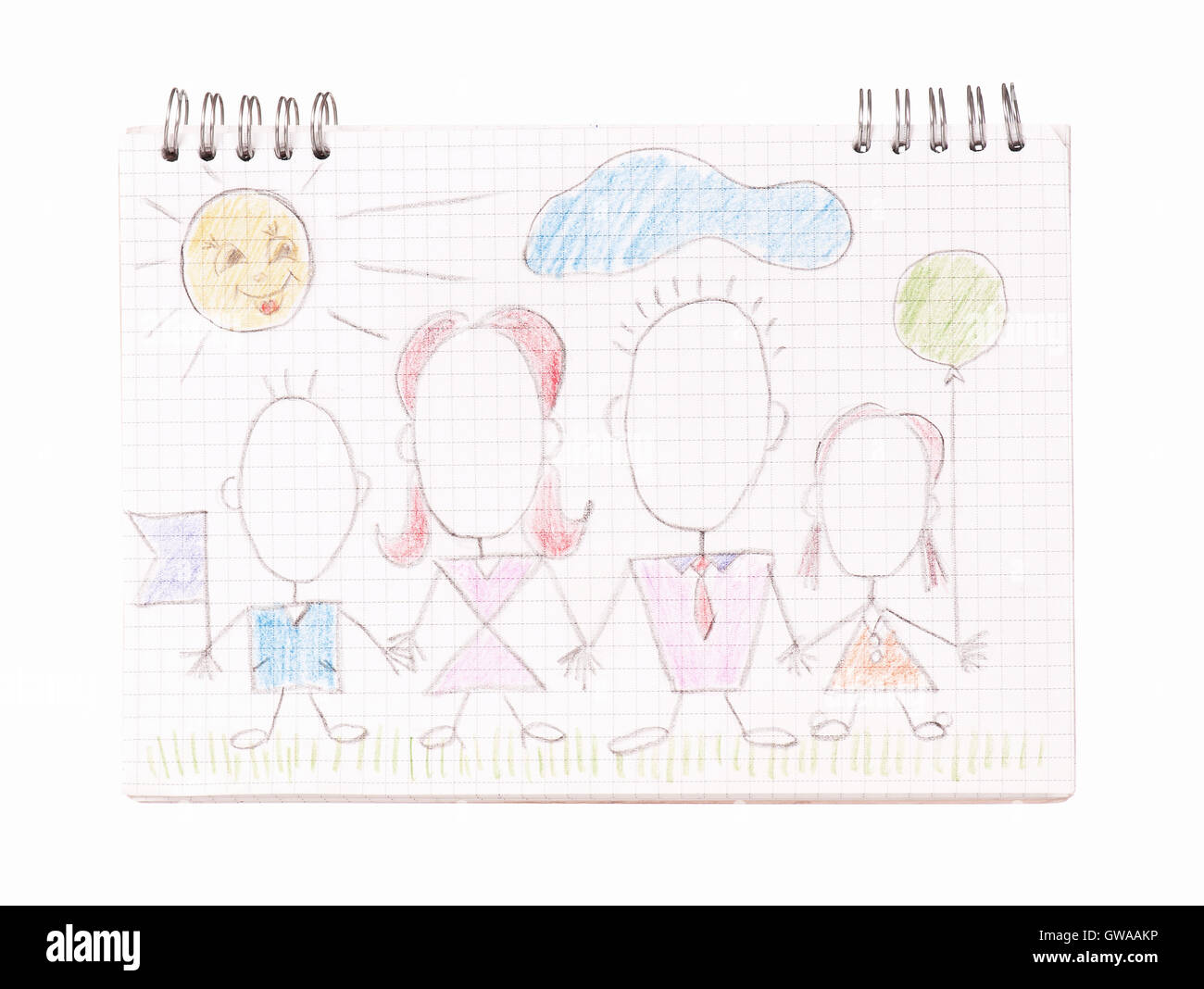 Holiday picture family on Cut Out Stock Images & Pictures - Alamy