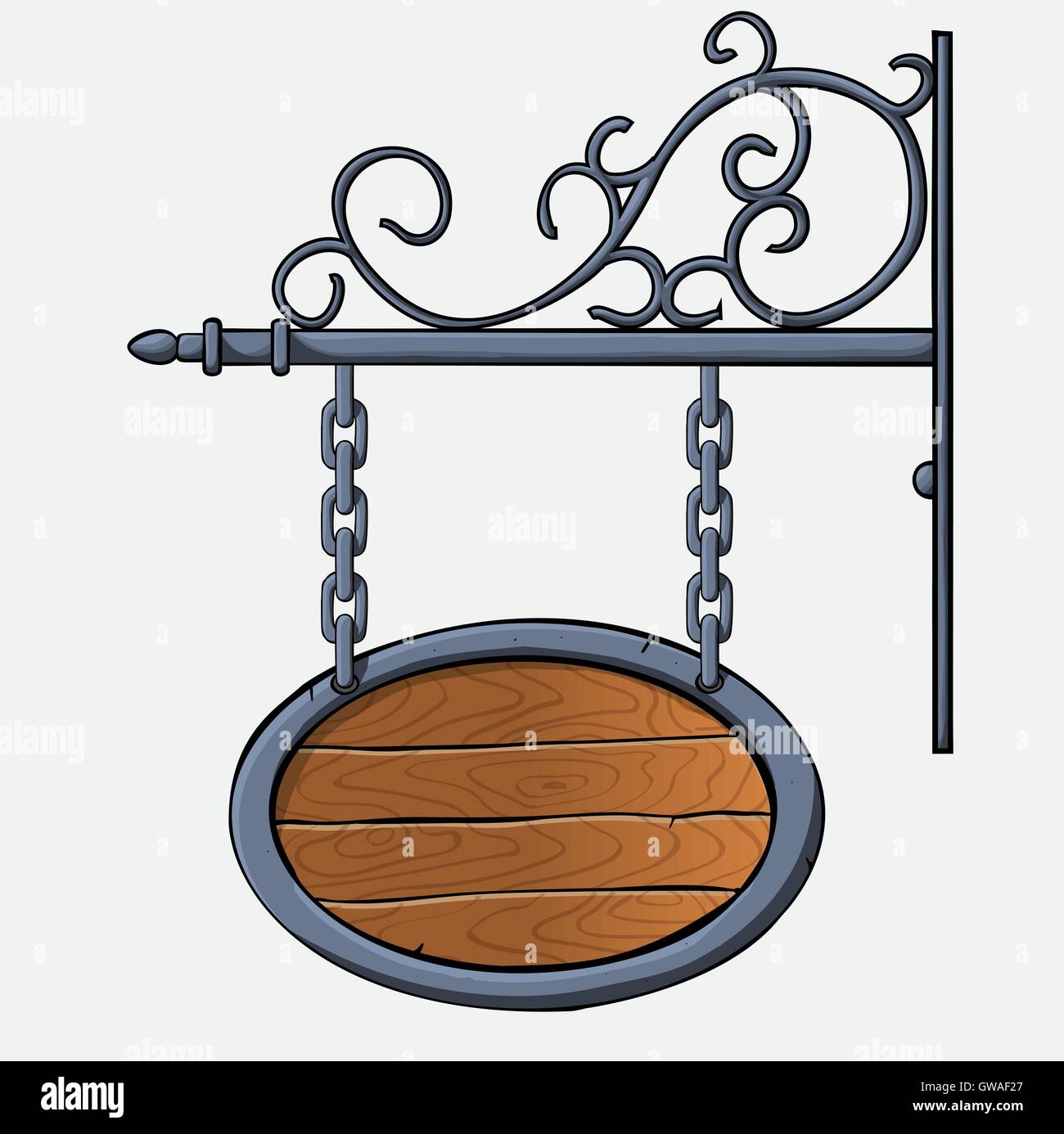 medieval wood sign Stock Vector Image & Art - Alamy