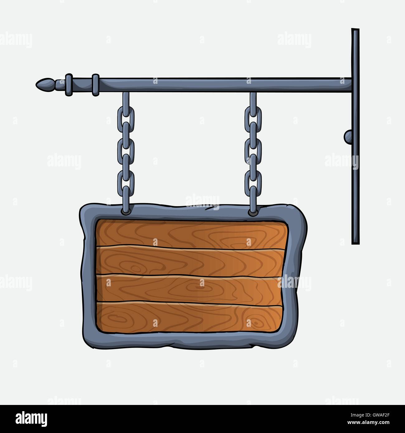 medieval wood sign Stock Vector Image & Art - Alamy