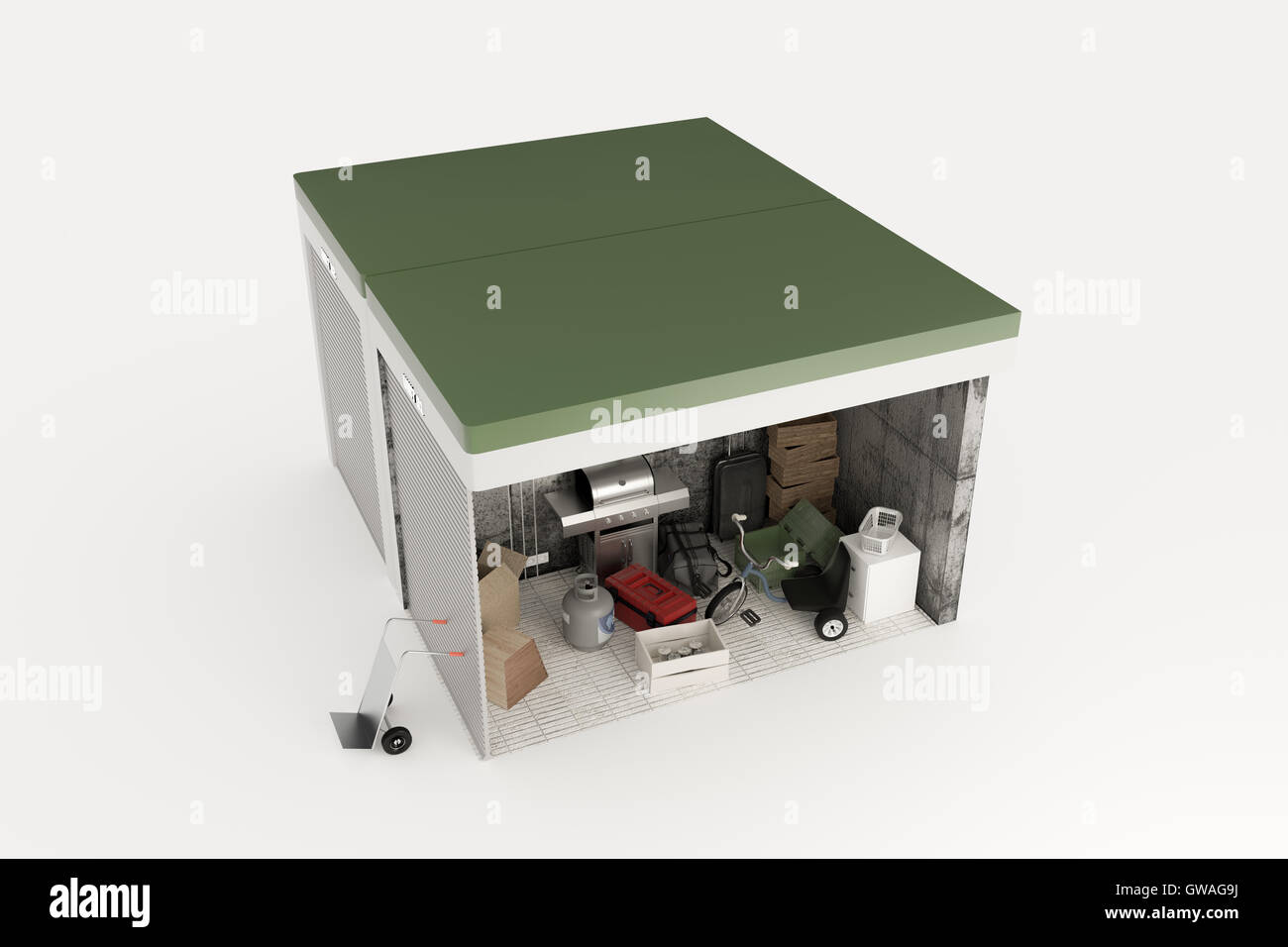 White interior industrial units hi-res stock photography and images - Alamy