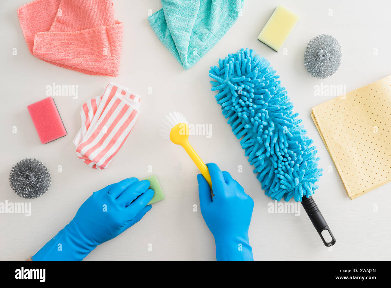 Cleaning hands hi-res stock photography and images - Alamy