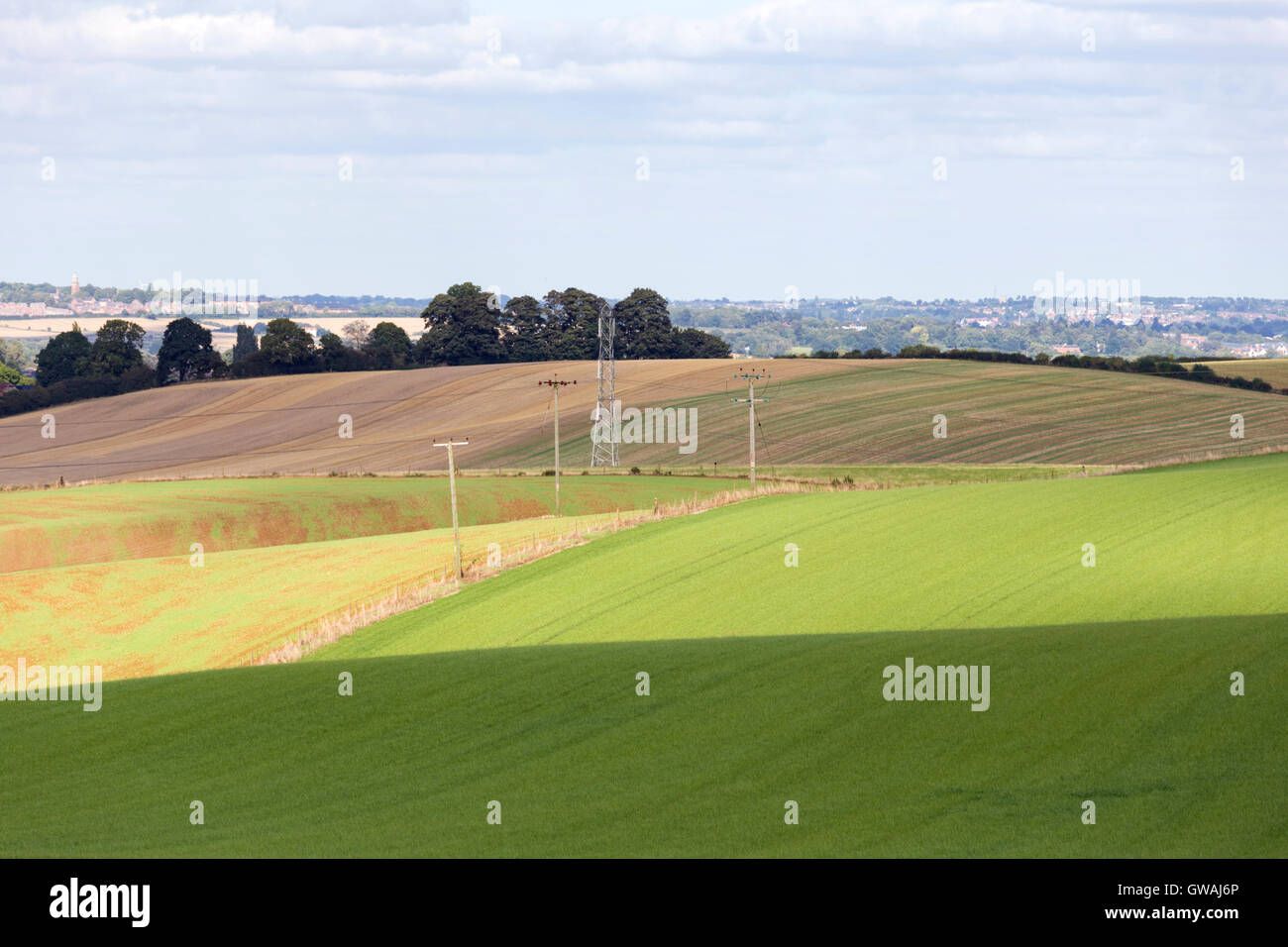 Northamptonshire countryside, East Midlands, England, UK Stock Photo ...