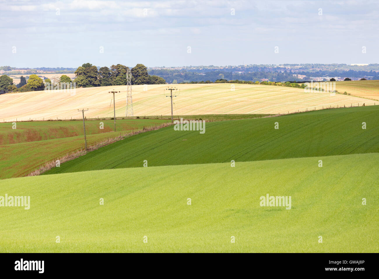 Northamptonshire countryside, East Midlands, England, UK Stock Photo ...