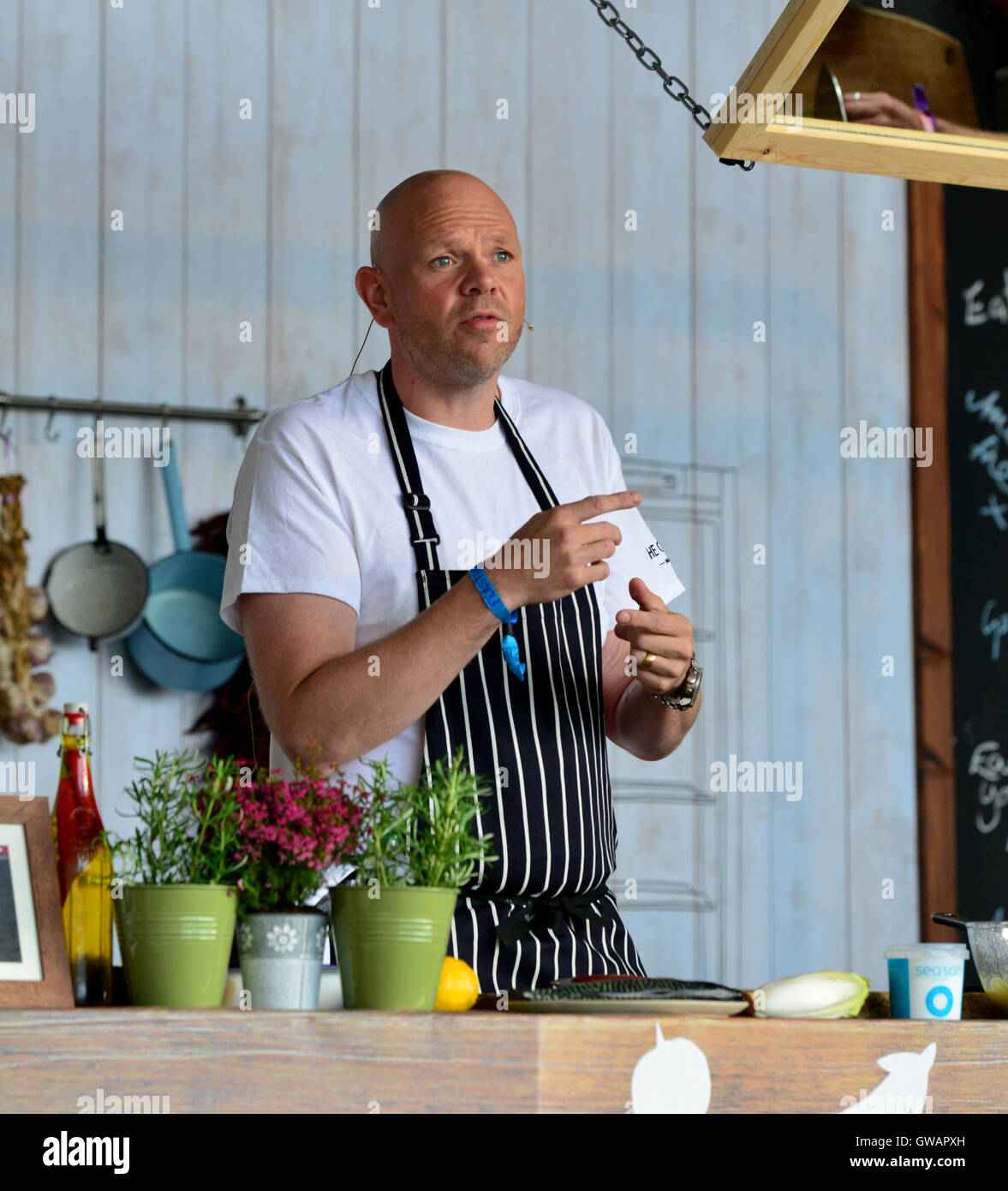 Tom Kerridge at The Big Feastival at Alex James' Farm August, 2016 in ...