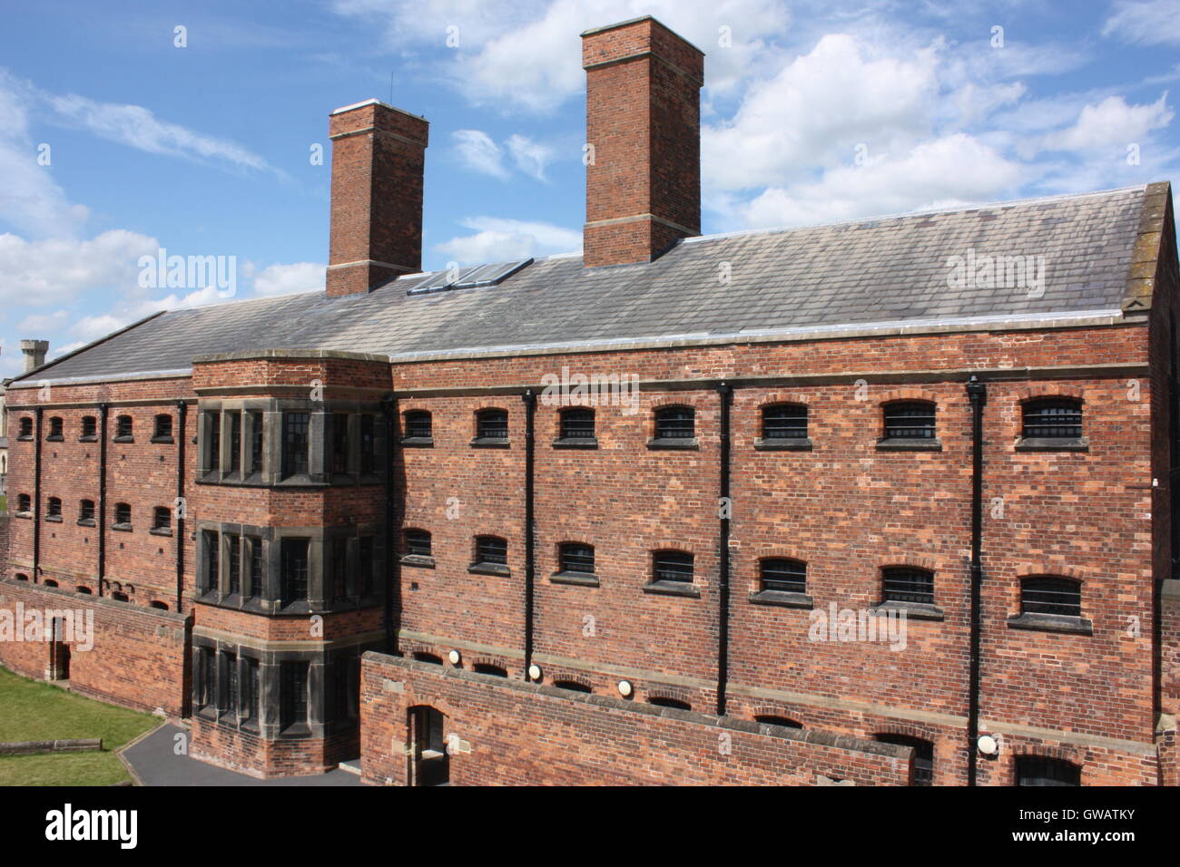 The former prison inside Lincoln Castle, Lincolnshire, England Stock ...