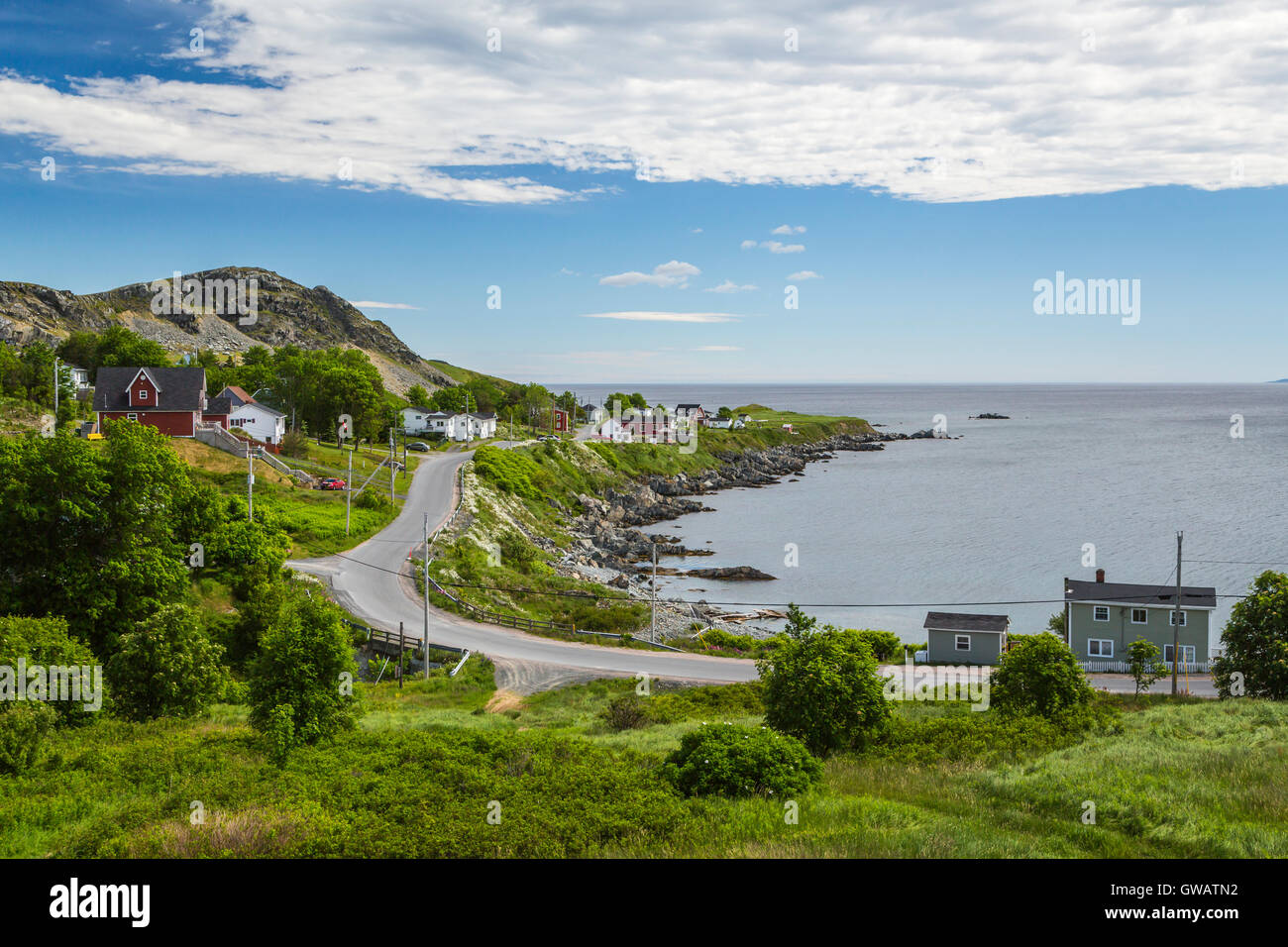 The small fishing village of Freshwater, Newfoundland and Labrador ...