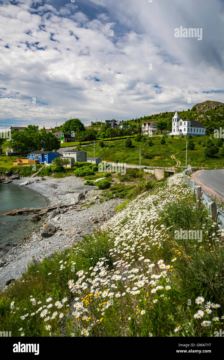 The small fishing village of Freshwater, Newfoundland and Labrador ...