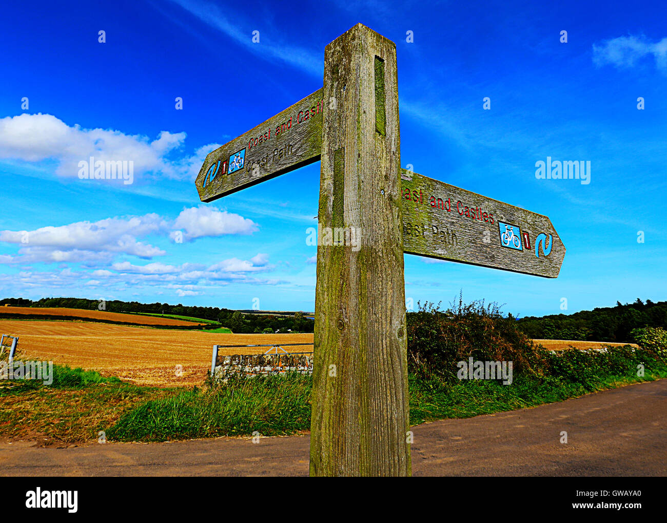 Northumberland sign hi-res stock photography and images - Alamy