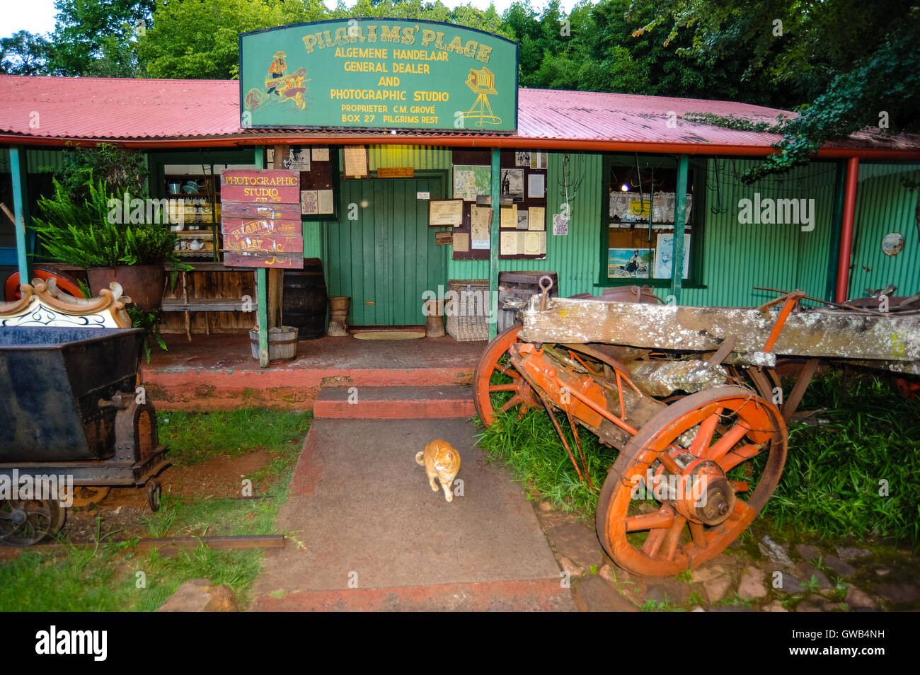 General Store. Pilgrim's Rest, an old Gold mining town in South Africa ...