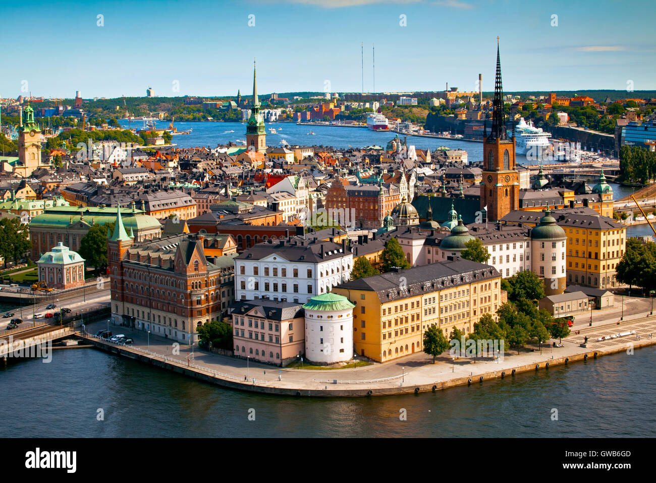 Stockholm city view Stock Photo - Alamy