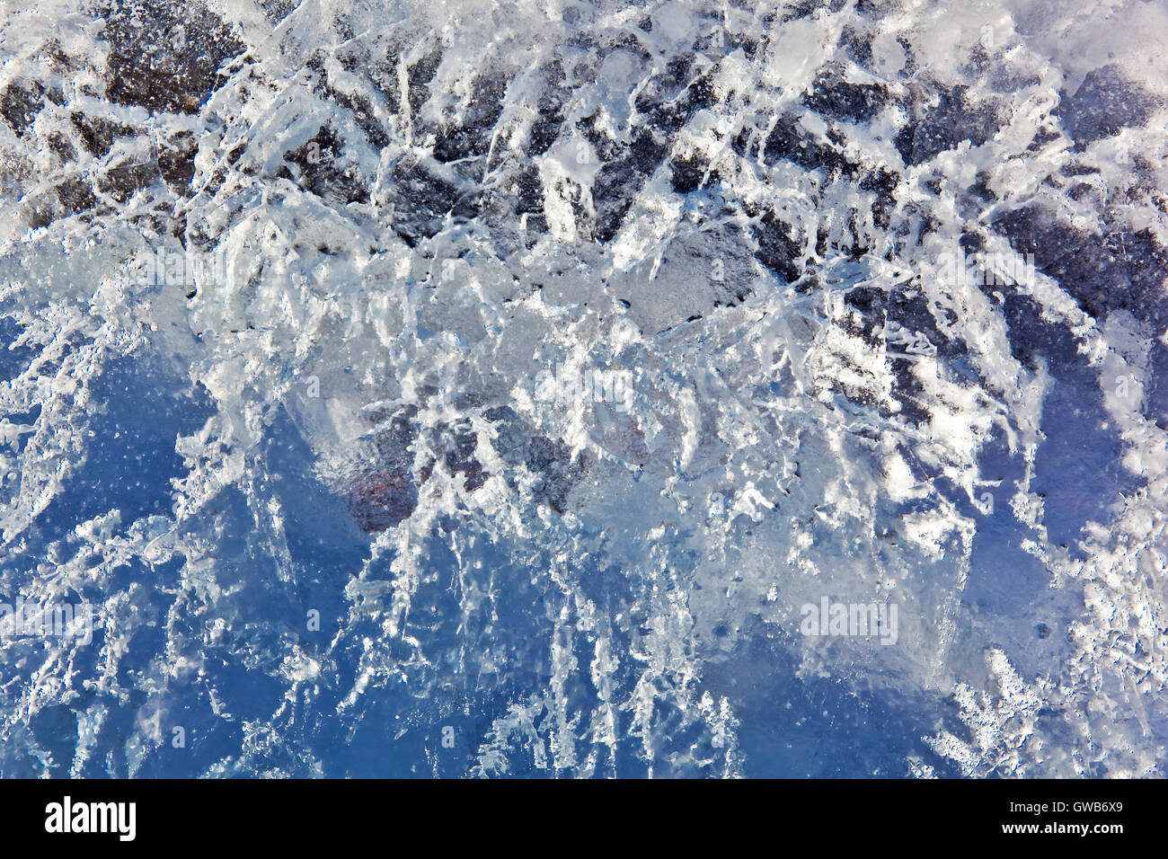 Frozen frost background Stock Photo - Alamy