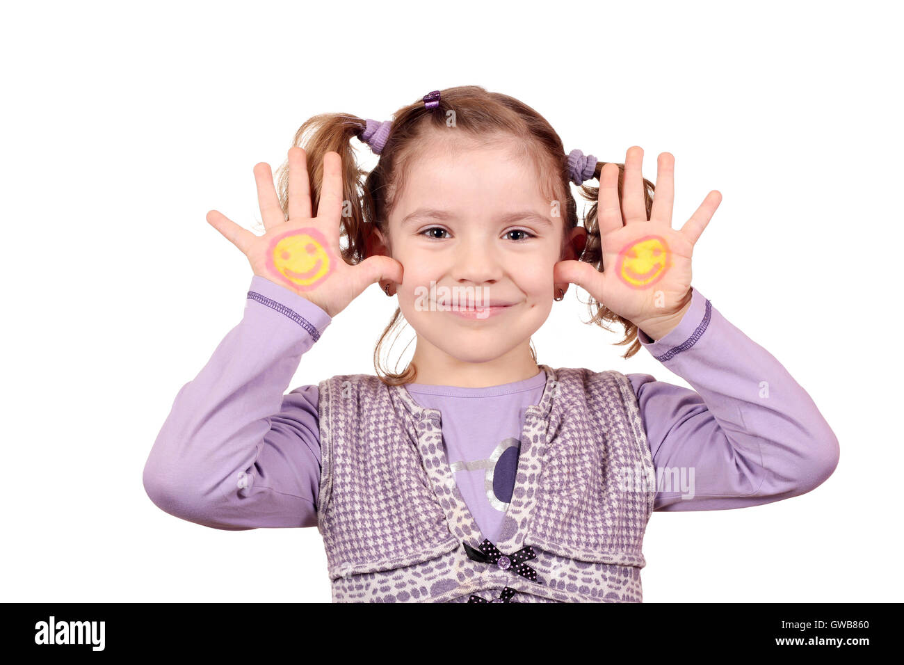 Smiley girl hi-res stock photography and images - Alamy