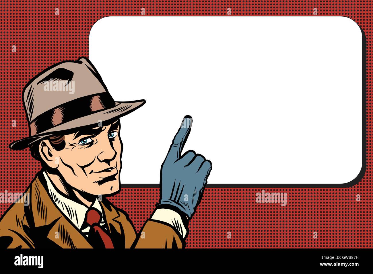 The finger points Stock Vector Images - Alamy