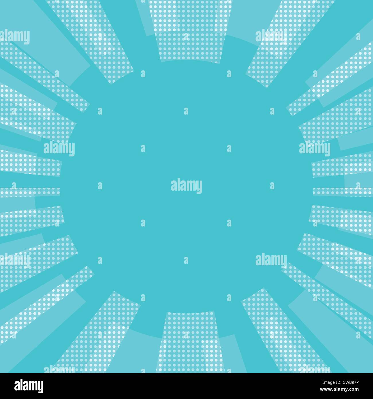 Blue comic retro background sun Stock Vector Image & Art - Alamy