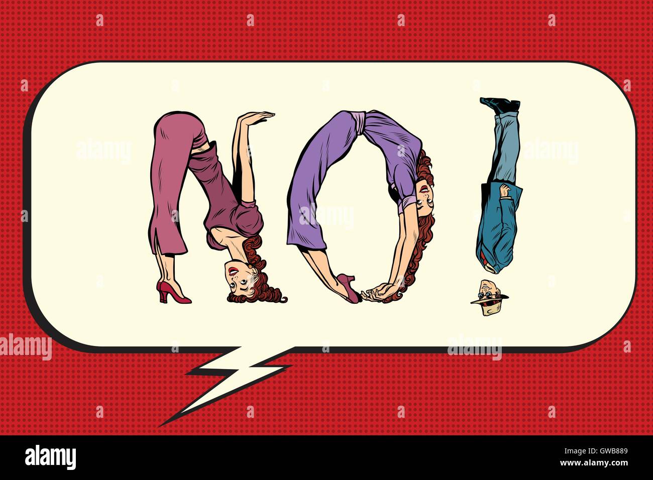 Pop art figures Stock Vector Images - Alamy