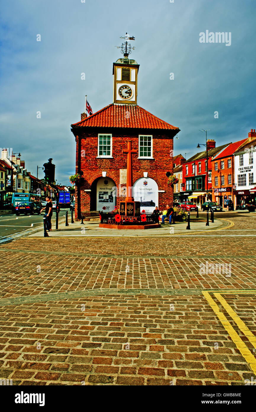 Yarm Town Hall, Yarm near Stockton on Tees Stock Photo - Alamy