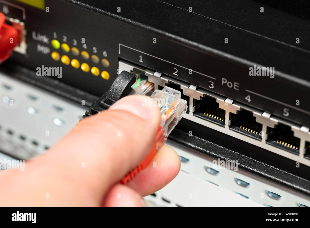 Installing cable hi-res stock photography and images - Alamy
