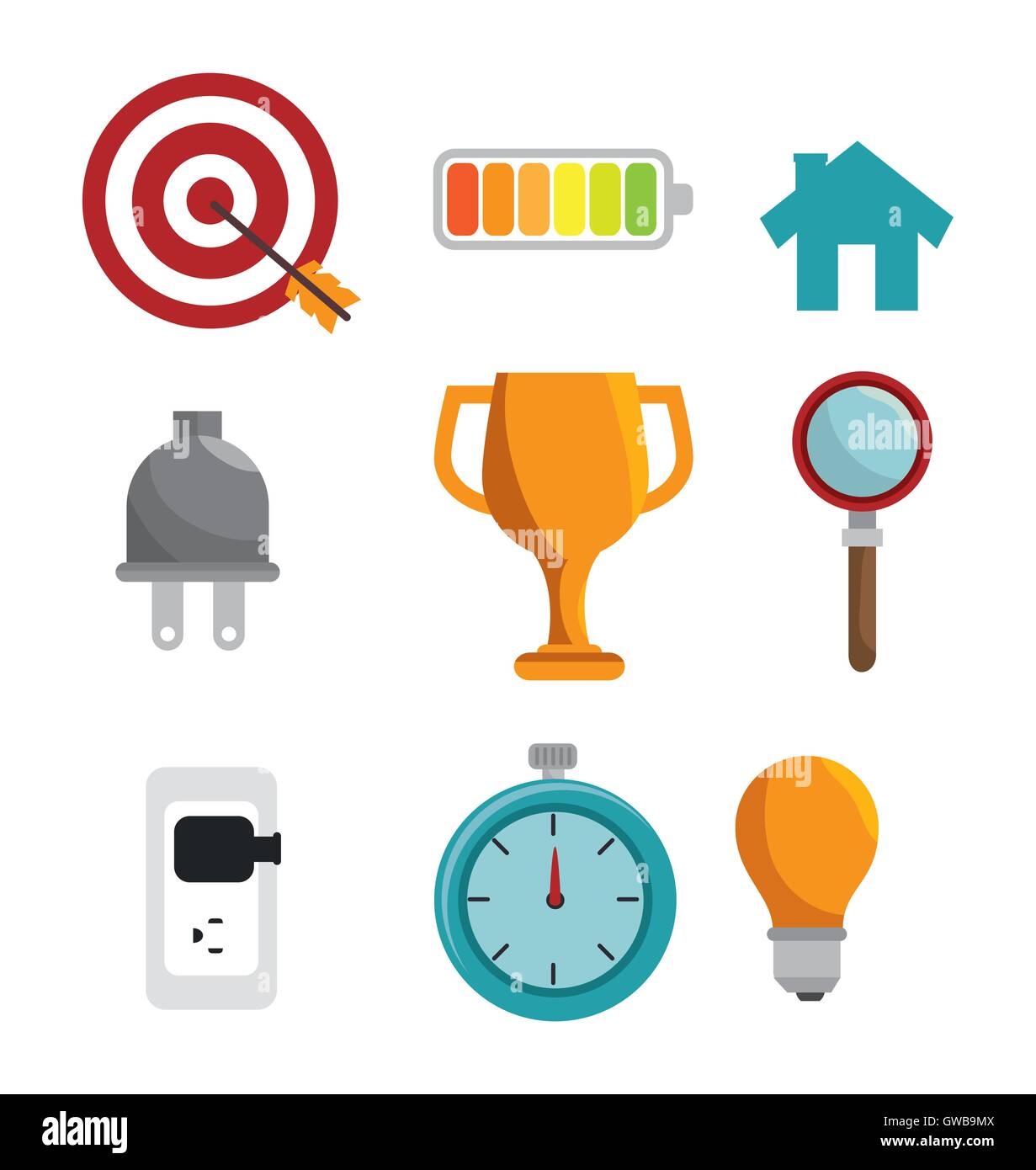 icon efficient management design isolated Stock Vector Image & Art - Alamy